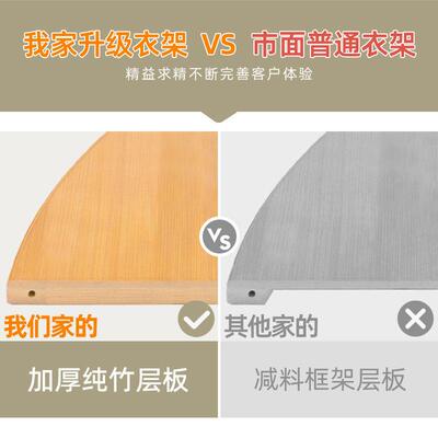 转角衣帽架落地子RYA室实木角落卧挂衣室架门口立式内简易衣架多