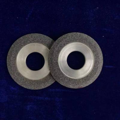 斜边CBN砂轮陶瓷CNB砂轮立方氮化硼磨砂QLB轮开槽陶瓷结合双剂