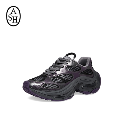 ASH新款龙鳞鞋拼色老爹鞋