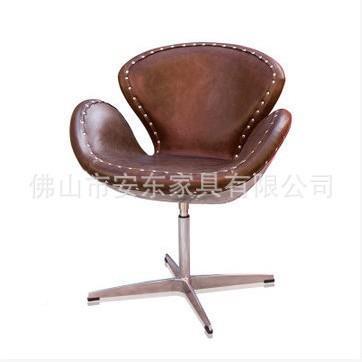 天鹅椅铝皮沙发创时鸡造蛋椅意尚休闲椅子欧式铝皮天鹅铝皮型转椅