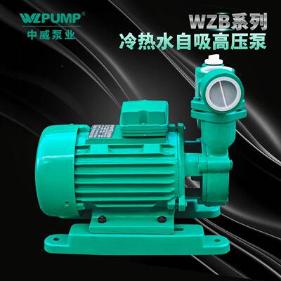 ZB25-60中威泵业WLP自UWMP自吸泵DAI深井吸压水泵高强度吸自吸增