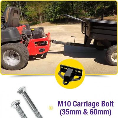 马逊重型钢拖车接收通用功能44967链槽坚固螺栓割亚草机器挂接装