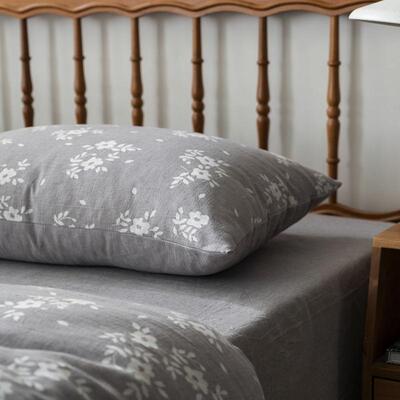 日式件棉麻贡88688套缎四套复古大提花床品古纯棉被床单清新明复