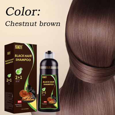 Shampoo Hair Dye White to Black Bubble Hair Colour  Cream