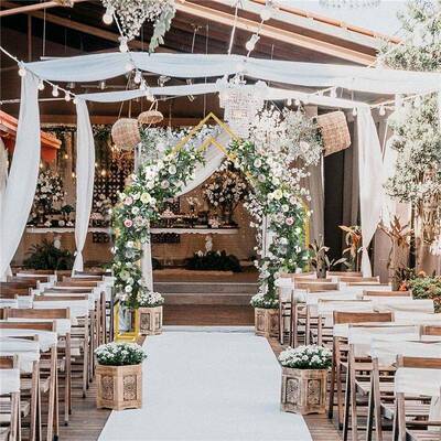 婚庆道具舞背装饰架景台婚126C礼区庆典派对气球拱门支路架引场景