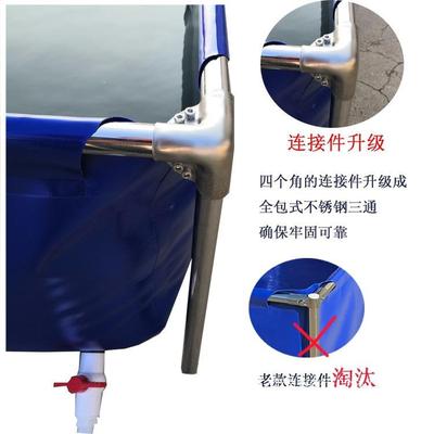 螃养殖箱箱水01阳台水殖池支架加厚养户外带蟹养鱼池防水布帆布