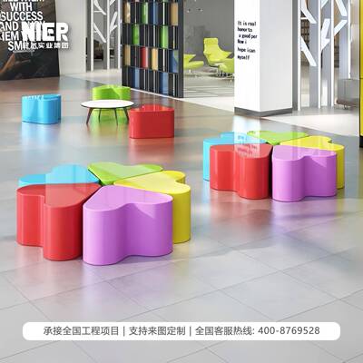 玻璃钢爱凳心凳坐休闲座椅商场美陈外爱心组合户创意NAB001造型摆