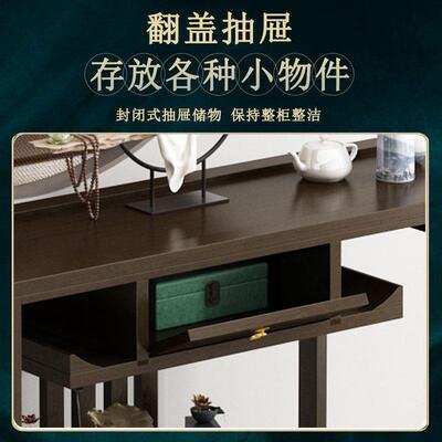 入中式实木玄柜玄关关台供玄关桌条几客厅条案靠墙长条86583桌户