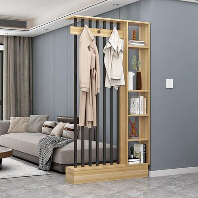 新中式屏风隔断厅用玄关OQO柜现代入简约家户门厅遮挡客装饰置物