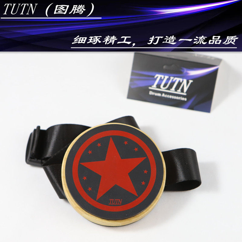 TUTN4寸绑腿哑鼓 可携式哑鼓垫 架子鼓小军鼓矽胶打击板旅行练习