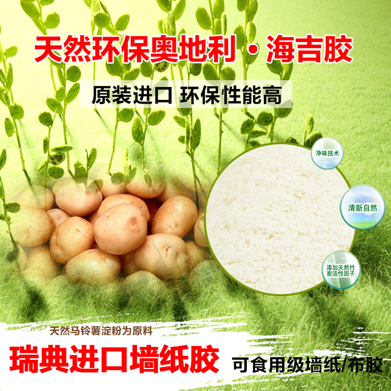 瑞典原装进口壁纸胶奥地利海吉胶墙纸辅料墙布胶粉环保基膜