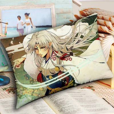 高档犬夜叉 桔梗漫周边枕杀生丸头 戈薇长抱枕 抱枕双面含枕芯动