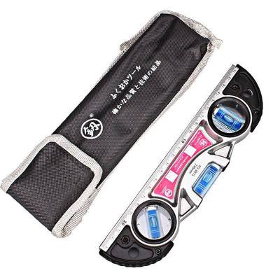 福冈工具FO-8871水平尺铝合金蓝泡可敲击水平尺装修测量平衡尺子