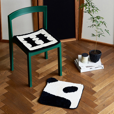 莫语 竹趣园防滑簇绒椅垫 家用四季办公室防凉久坐学生多功能坐垫