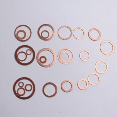 垫IMP8A13080紫铜环工片具箱船用紫铜修理盒铜油封垫片300165pc紫