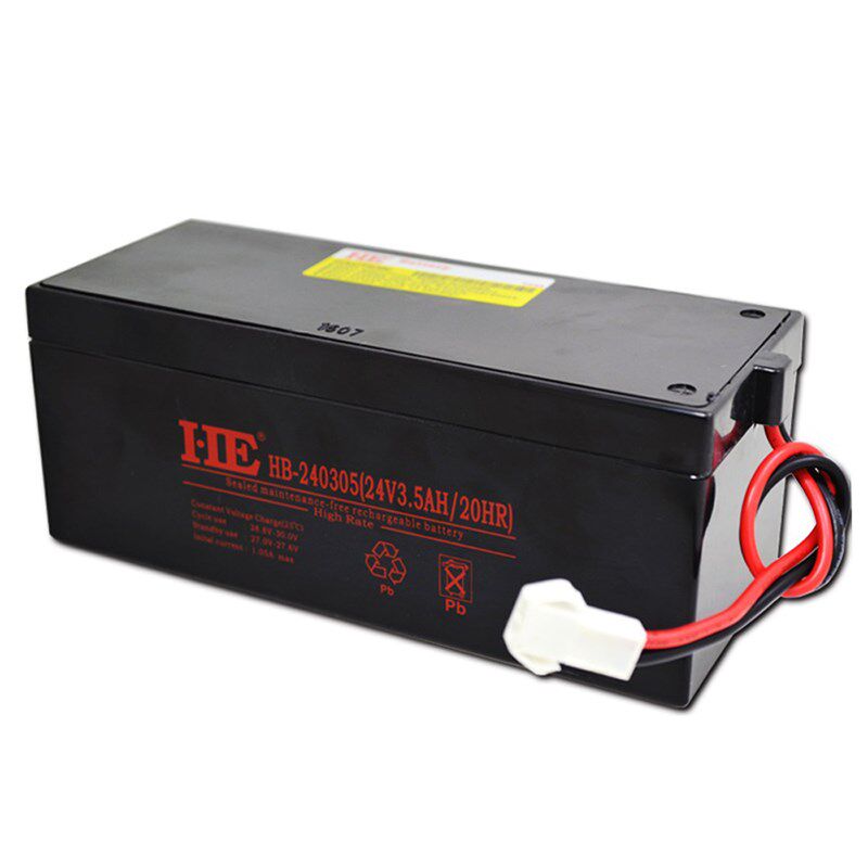 HE铅酸24V3.5AH蓄电池 车库门开门机电自动卷闸门应急24V备用电瓶