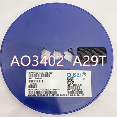 AO3400 AO34001/AO3401贴片SOT-23 代码A09T N沟道MOS场效应管