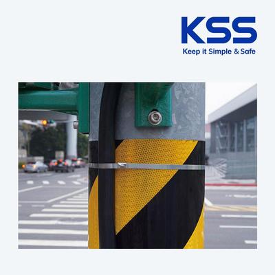 KSS凯士士BCT/BST系列304/316金属扎带耐寒耐高温KSS不锈钢扎带