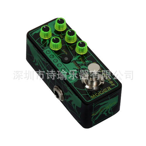 魔耳MOOER 陈磊签名款吉他迷你前级音箱模拟 Eight Hands Green