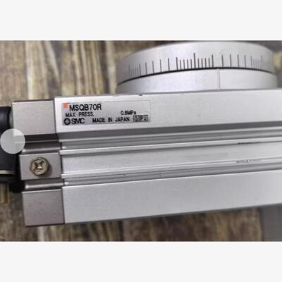 原装SMC旋转气缸旋MSQB70R拉杆气缸单作用可120调缓冲无导向螺有