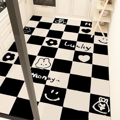 网CD-52412红款房地家用满剪铺防水防油防滑免洗脚垫垫耐磨易打理