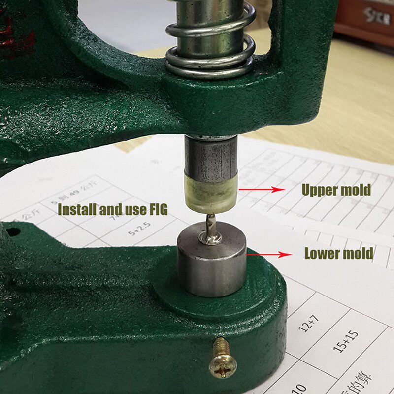 气眼按扣纽扣机压扣机打扣机铆钉安装工具高强度手压机