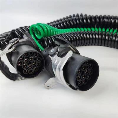 半挂车连接LSV一线旋重卡螺二线挂车连接线拖车尾灯拖连接线15芯