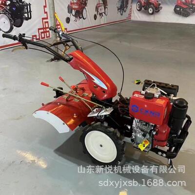 手扶式四驱CUR微机汽油转向款耕机耕柴油旋农用耕松土地机