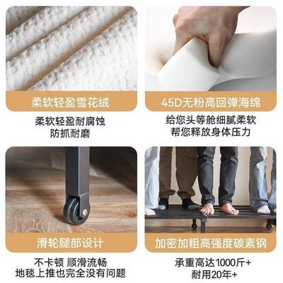 沙发奶油折户叠MTR沙发床人单网可折叠红小型客厅两用伸缩阳台多