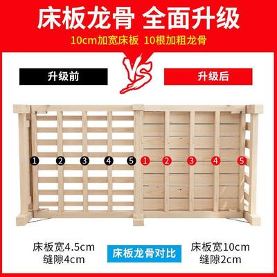 折叠单木人床免安装床实折2叠床小床1.1米.5家用出租房可拆MMN简