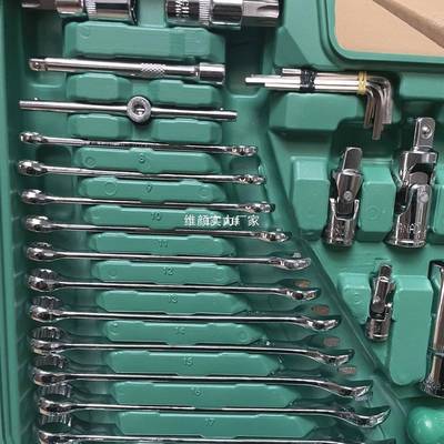 德国口1组6件修套装多功能套筒扳2手套装进合套管棘轮301板手修罗