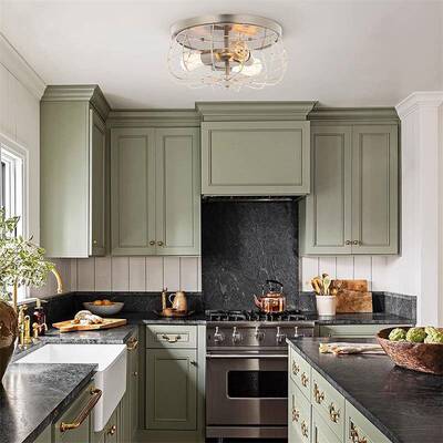 式吸顶室灯美乡村复古工业风铁艺笼子形圆客厅书房92020卧灯爆款