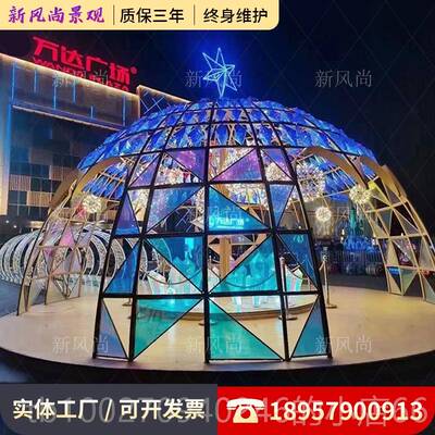 高档大型诞树DP点亚克门力美陈商业广场营圣销中心头中厅意创摆件
