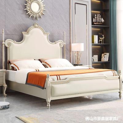 工厂直销式轻奢美实木床主卧1.8米.5米现代1简约高端公储ZLF物主