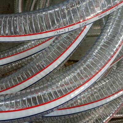 透明耐高温钢软丝碱管螺旋钢HD0036丝增强管加厚抗老化软酸高温管