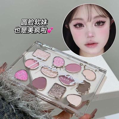 怎么这么好看！小烟熏复古名伶十二色高级感眼影盘百搭不易飞粉