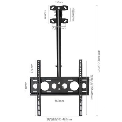 电液晶视机吊2DJ02360度旋转顶吊架适用于3-架60寸型号DJ02