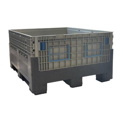 直塑料周转箱外1200EQR*1000*5销95mm径板可折叠大型运输595卡箱