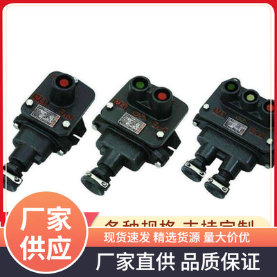 矿用隔爆型控制按钮多规格BAZ1-5/127-3矿用三联隔爆控制按钮