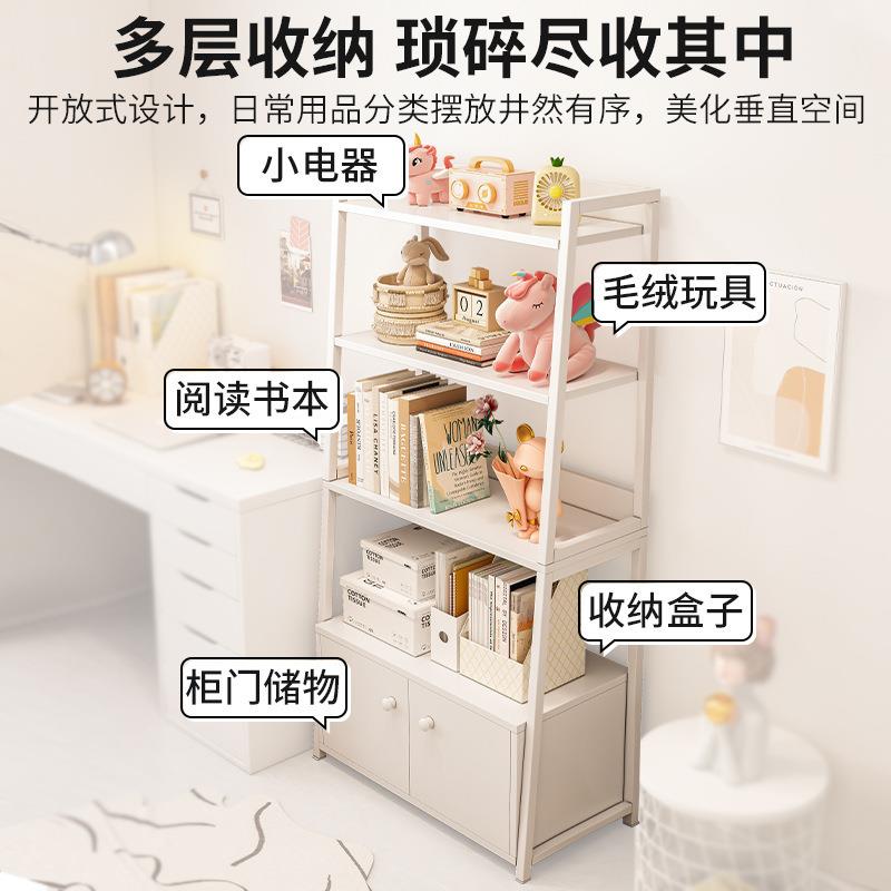 客厅置物UUI架地靠多层收架卧室房间书架铁艺落展示墙梯纳形储物