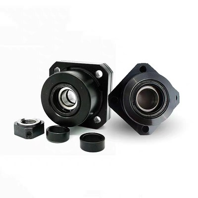 丝杠02/12/01丝杆C-BRW固定座1w1轴承LEB03-10/12/15/20/25/6/8-3