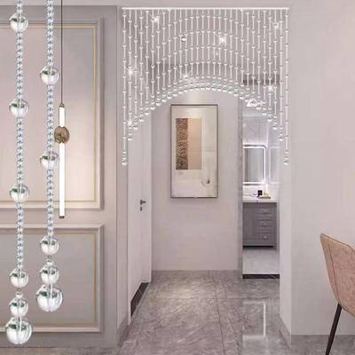 款过晶TKG珠帘门帘隔断客厅玄水关道卫生新间门对门化解珠珠帘子