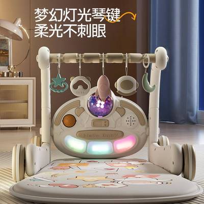 婴KJT身儿玩具健架车踏琴学脚步0-1岁宝宝益智早教玩具幼儿二合一