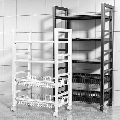 动房菜篮子物架家移用简置易货架WHB落地式多层蔬菜收纳多功能厨