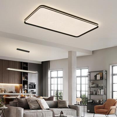 童铝材全光谱护厅眼吸顶灯接入智54524能调光客卧儿房室简约无缝