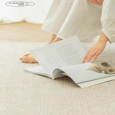 新2023.10.款纯高色地毯客茶厅224奶油风轻奢感0级免洗可擦卧室家