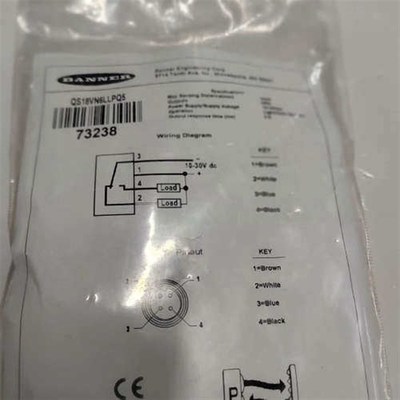 邦纳QS18VN6LLPQ5一套, 带线,带反光板,议价