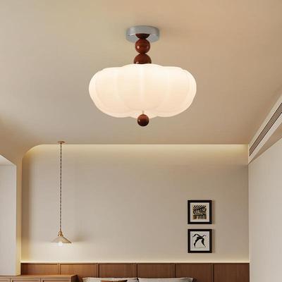 大园法式室吸顶灯南瓜云卧朵吊灯中儿古童房奶油护眼78156房观间