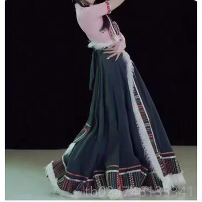 正品儿童德藏族舞蹈锅庄表舞勒次仁拉索热巴鼓草原巴扎嘿扎西西藏