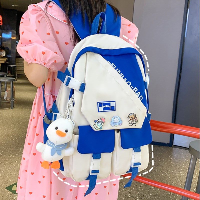 书包女森系初中生高中学生韩版小清新小学生大容量可爱少女双肩包